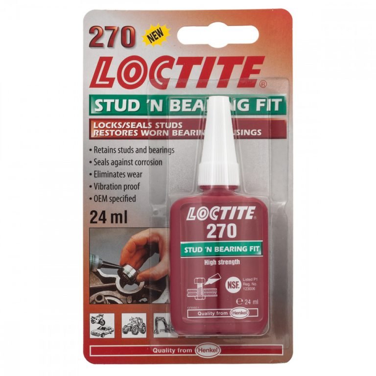 Loctite 270 Stud N Bearing Fit Thread Locker. 24ml Bottle. EN308LOC – TMR